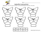 Contraction Worksheets - Have Fun Teaching