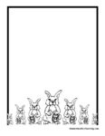 Easter Bunny Writing Paper - Have Fun Teaching