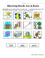 Rhyming Words -ide, -ate, -oon Cut and Paste Worksheet - Have Fun Teaching