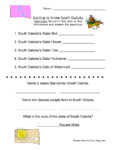 South Dakota Worksheet - Have Fun Teaching