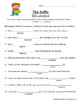 Just Add ED Suffix Worksheet - Have Fun Teaching