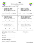 Writing Addition Sentences Worksheet - Have Fun Teaching