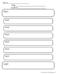 First Next Last Graphic Organizer Worksheet - Have Fun Teaching