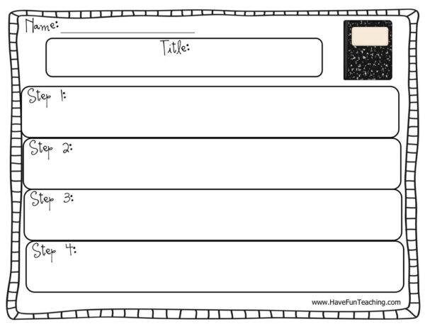 Sequence of Events Graphic Organizer Worksheet - Have Fun Teaching