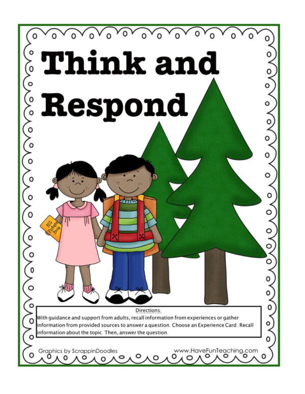 Think and Respond Activity - Have Fun Teaching