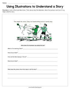 Using Illustrations to Understand a Story Worksheet - Have Fun Teaching