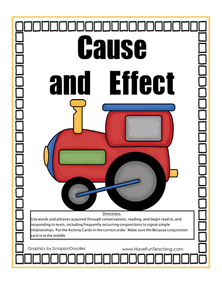 Cause and Effect - Have Fun Teaching