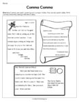 Comma Comma Worksheet - Have Fun Teaching