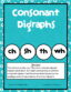 Consonant Digraphs CH SH TH WH Activity - Have Fun Teaching