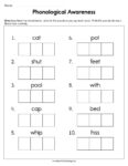 Phonological Awareness Worksheet - Have Fun Teaching