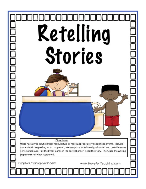 Retelling Stories Activity - Have Fun Teaching