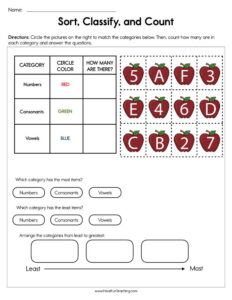 Sorting Worksheets - Have Fun Teaching