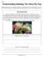 Understanding Meaning The Venus Fly Trap Worksheet - Have Fun Teaching