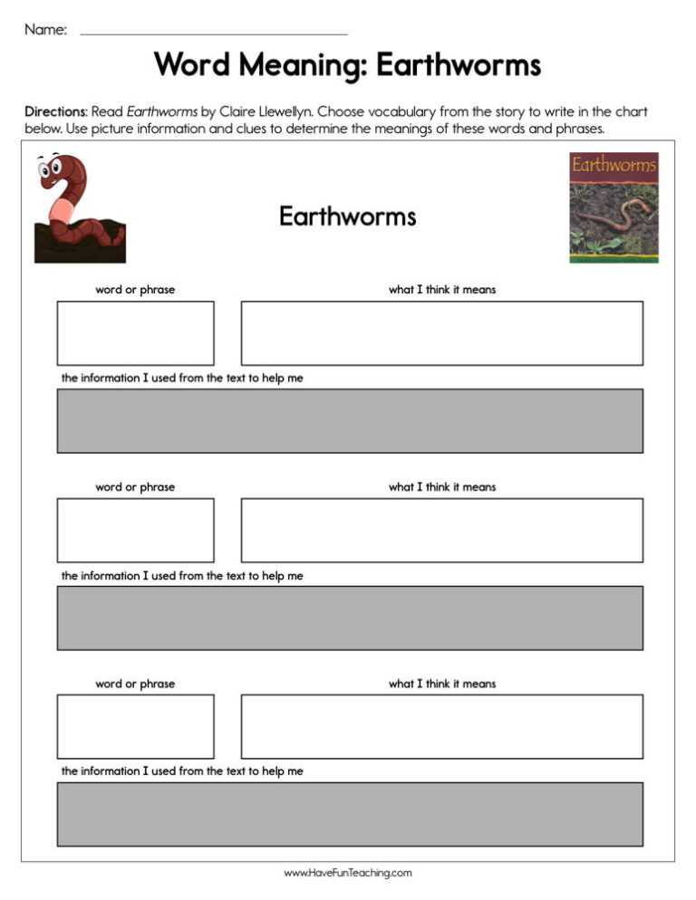 Text Features Worksheets - Have Fun Teaching