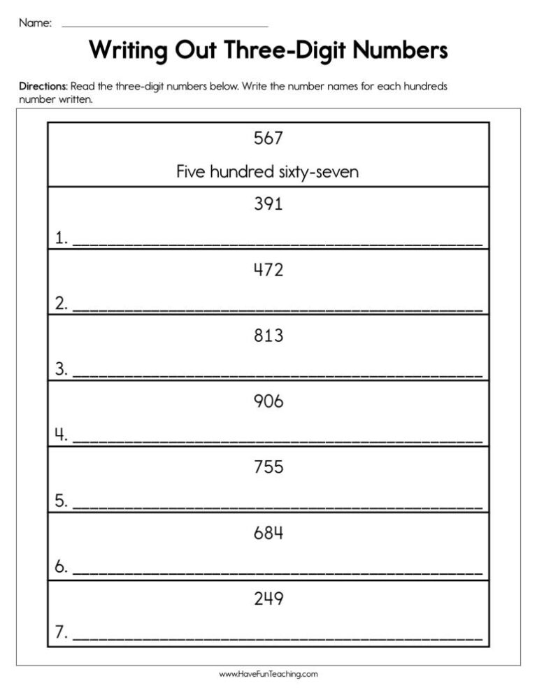 Counting Worksheets - Have Fun Teaching