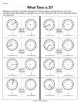 What Time is It Elapsed Time Worksheet - Have Fun Teaching