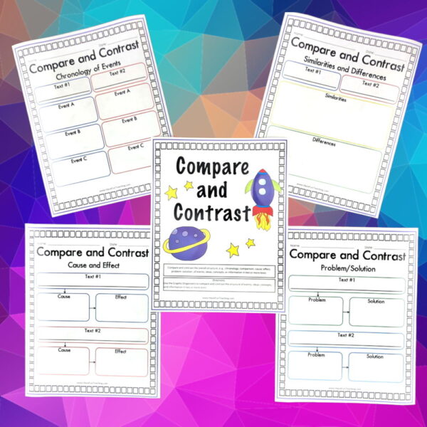 Compare and Contrast Graphic Organizer Activity - Have Fun Teaching