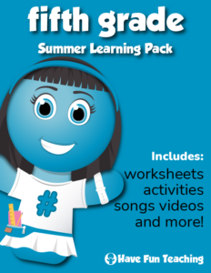 Summer School Learning Packs - Have Fun Teaching