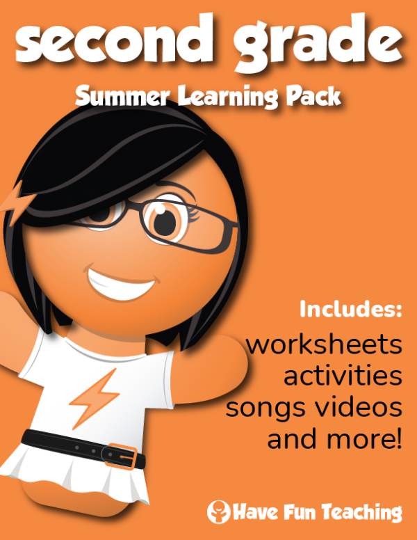 Second Grade Summer Learning Pack - Have Fun Teaching