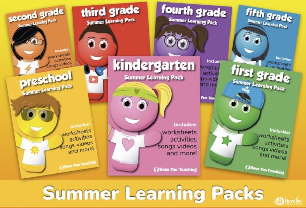 Summer School Learning Packs - Have Fun Teaching
