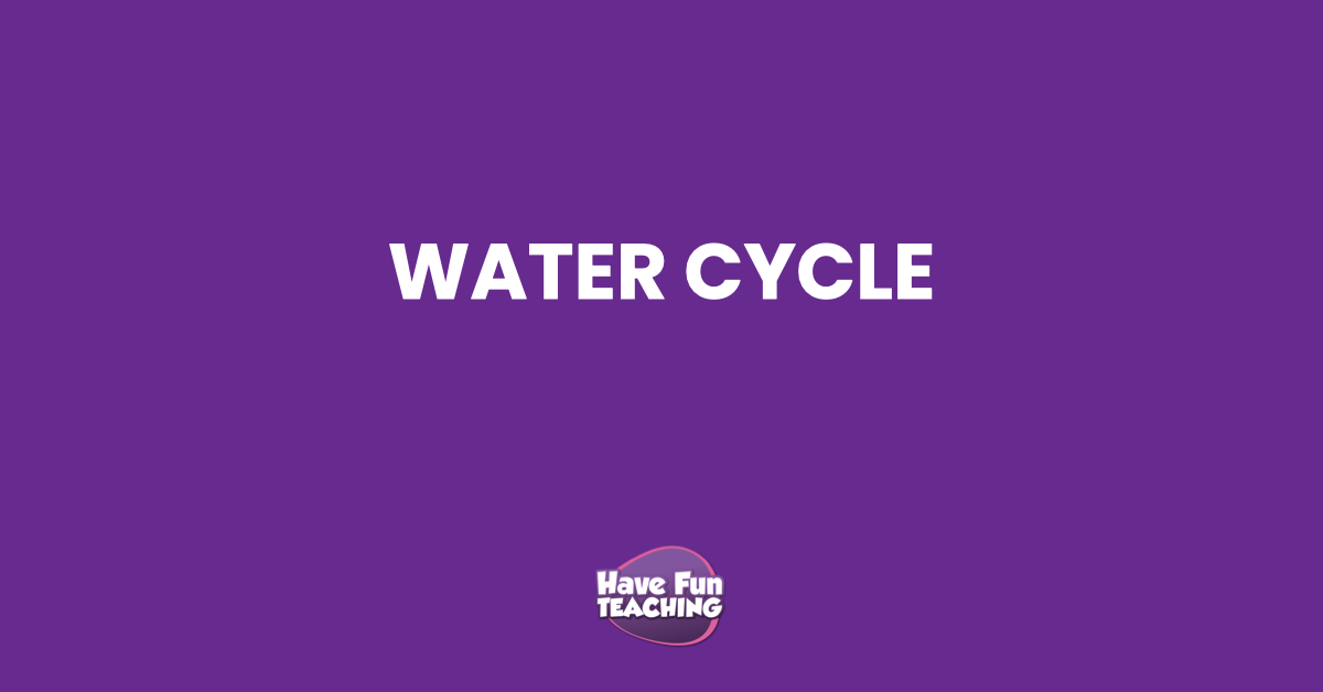 Water Cycle Worksheet Have Fun Teaching